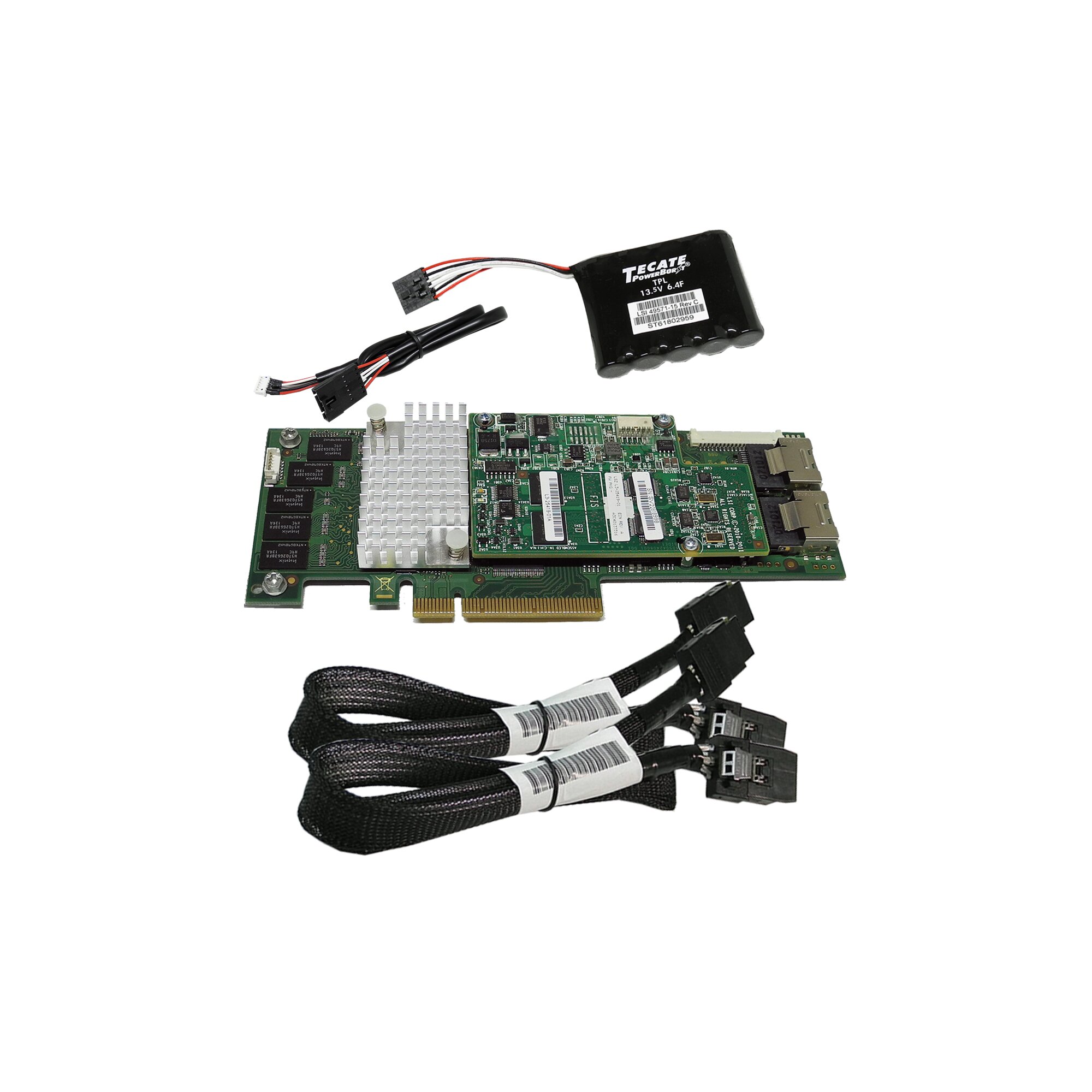 Fujitsu Primergy D3116-C26 6Gb PCIe x8 1GB SAS RAID Controller +BBU +2x ...