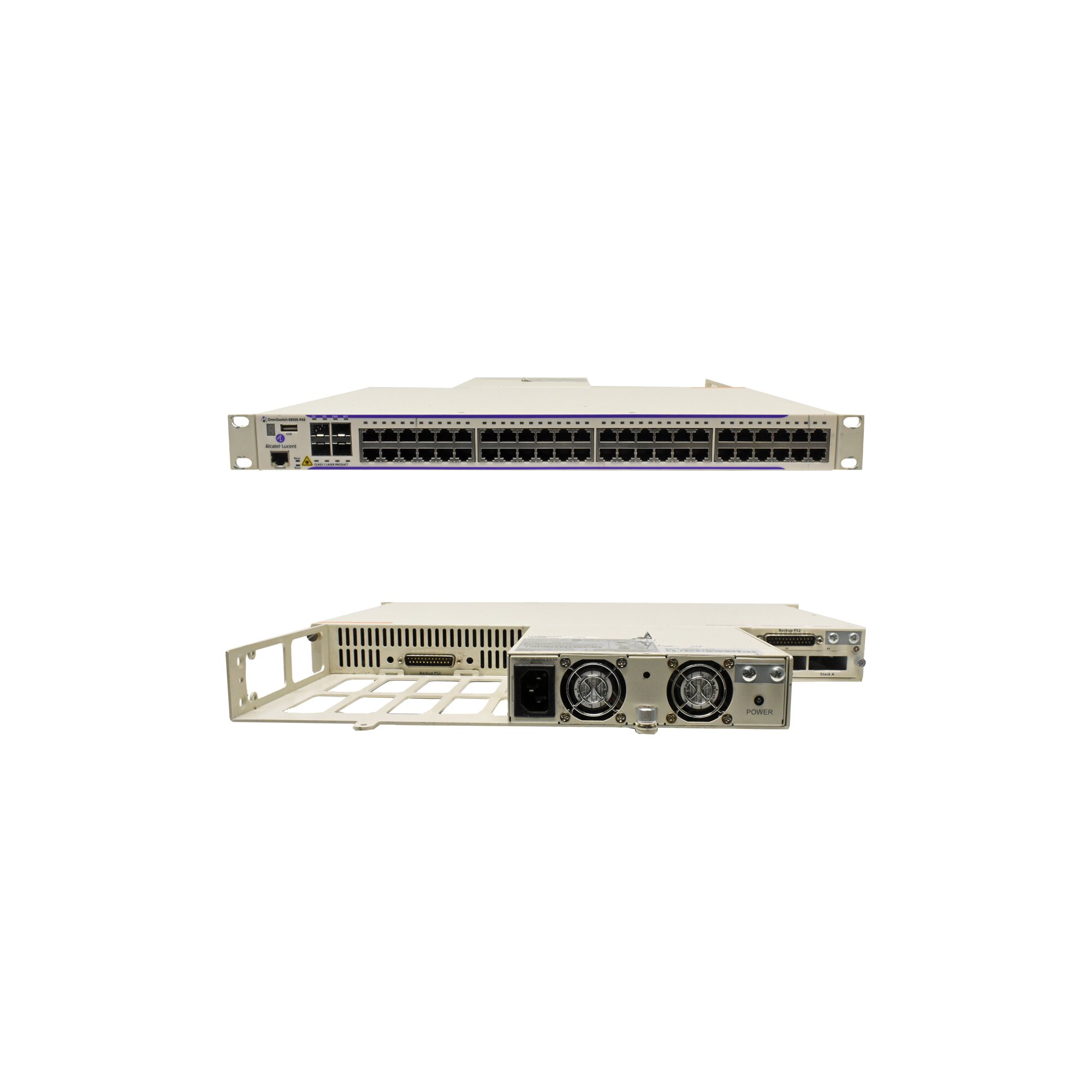 Alcatel-Lucent OmniSwitch 6850E-P48 Gigabit Ethernet Switch Stackable ...