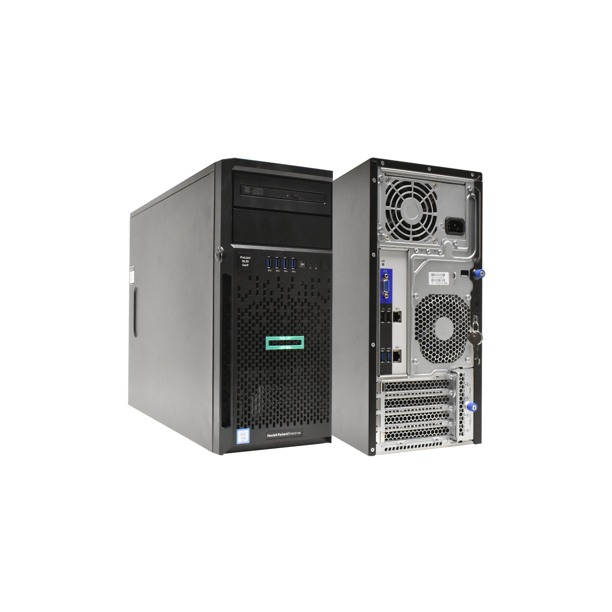 HP ProLiant ML30 Gen9 Tower Server Intel E3-1220 V5 3.00GHz CPU 8GB RAM ...