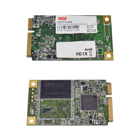 Innodisk mSATA 3SE mini PCIe 4GB 6 Gb/s SSD Memory Card DEMSR-04GD06SCBDB-A88 - Piospartslap