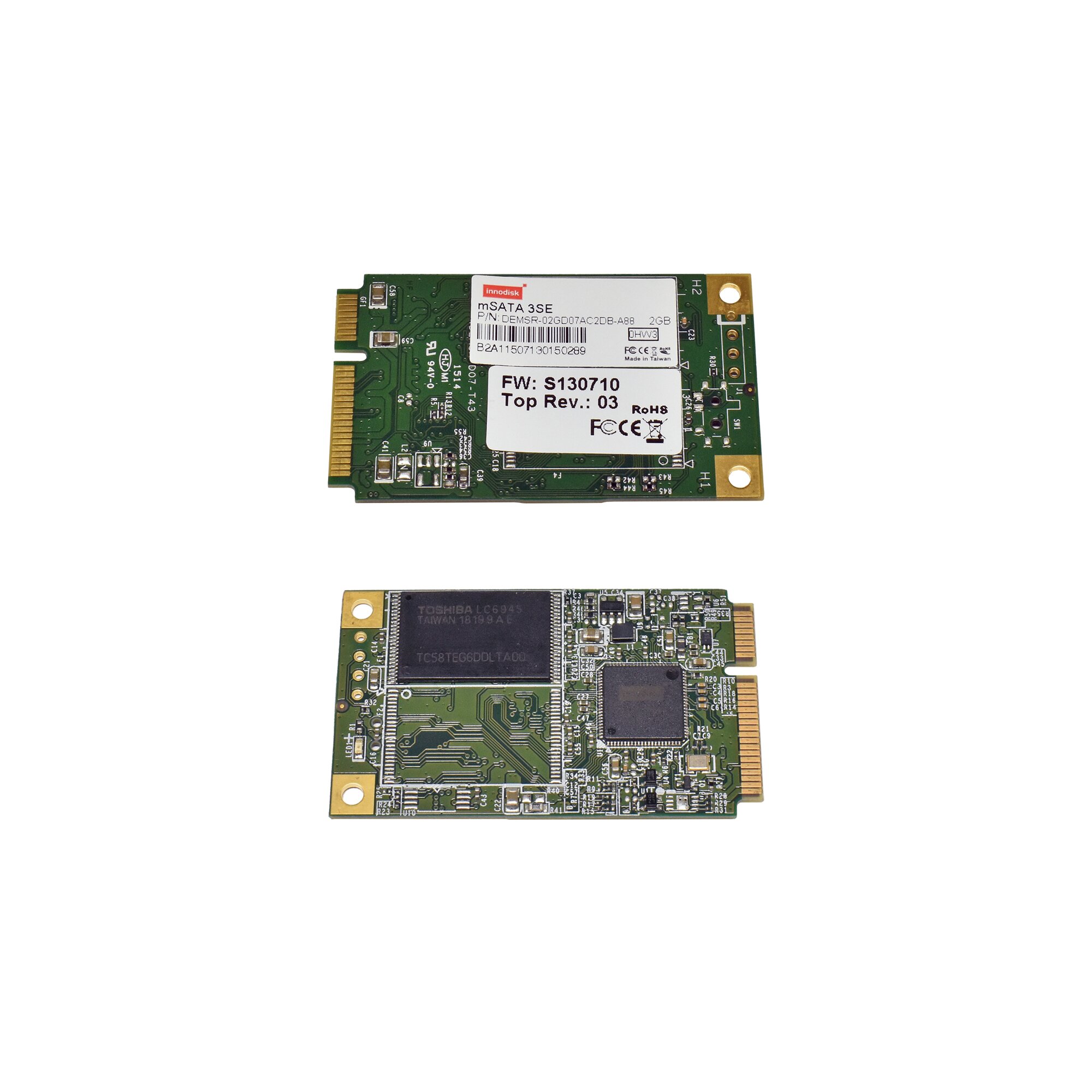 Innodisk mSATA 3SE mini PCIe 2GB 6 Gb/s SSD Memory Card DEMSR ... Innodisk mSATA 3SE mini PCIe 2GB 6 Gb/s SSD Memory Card DEMSR ...