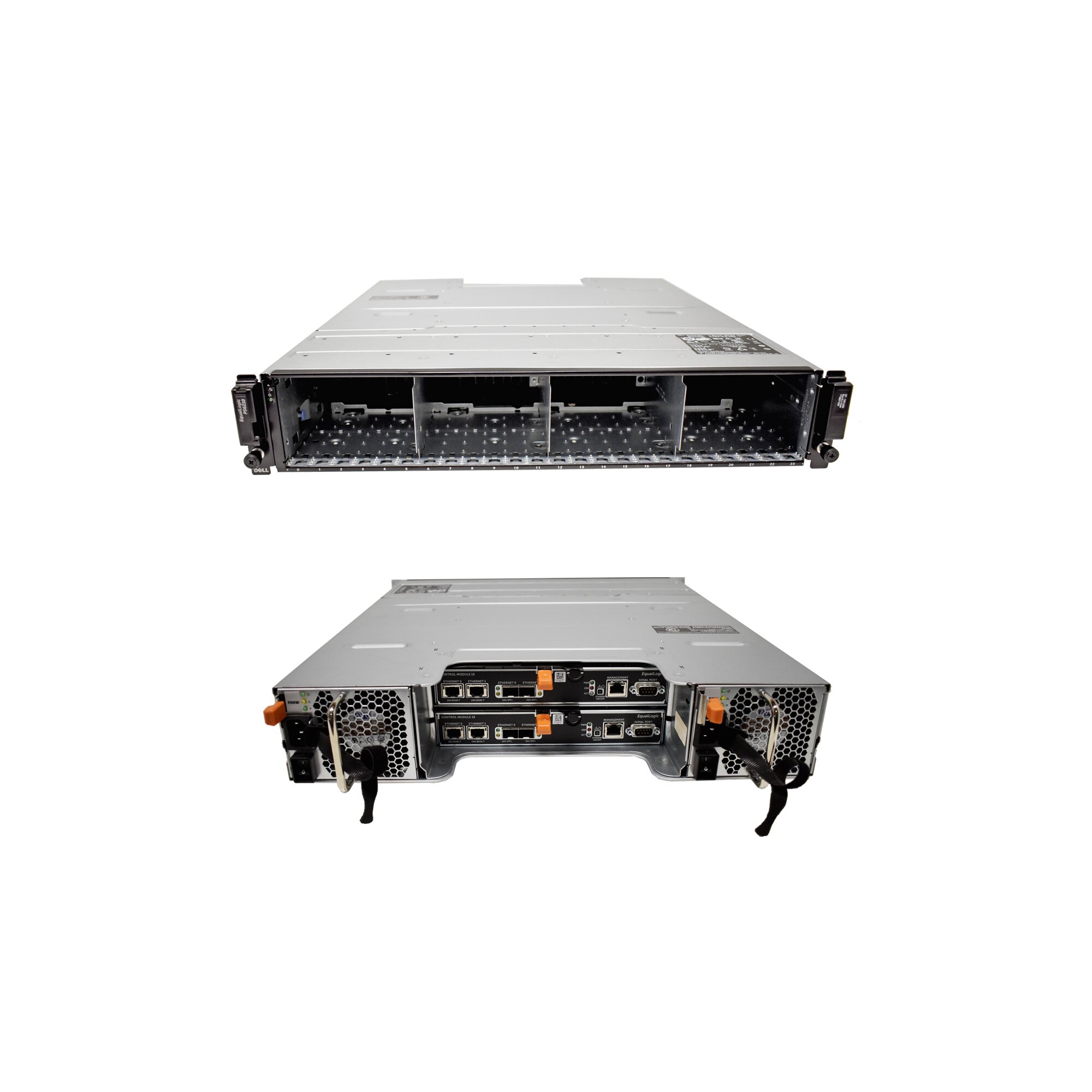 Dell EqualLogic PS6210 2x Module15 10GbE 0MYKFF 2x PSU 24x SFF 2,5 ...
