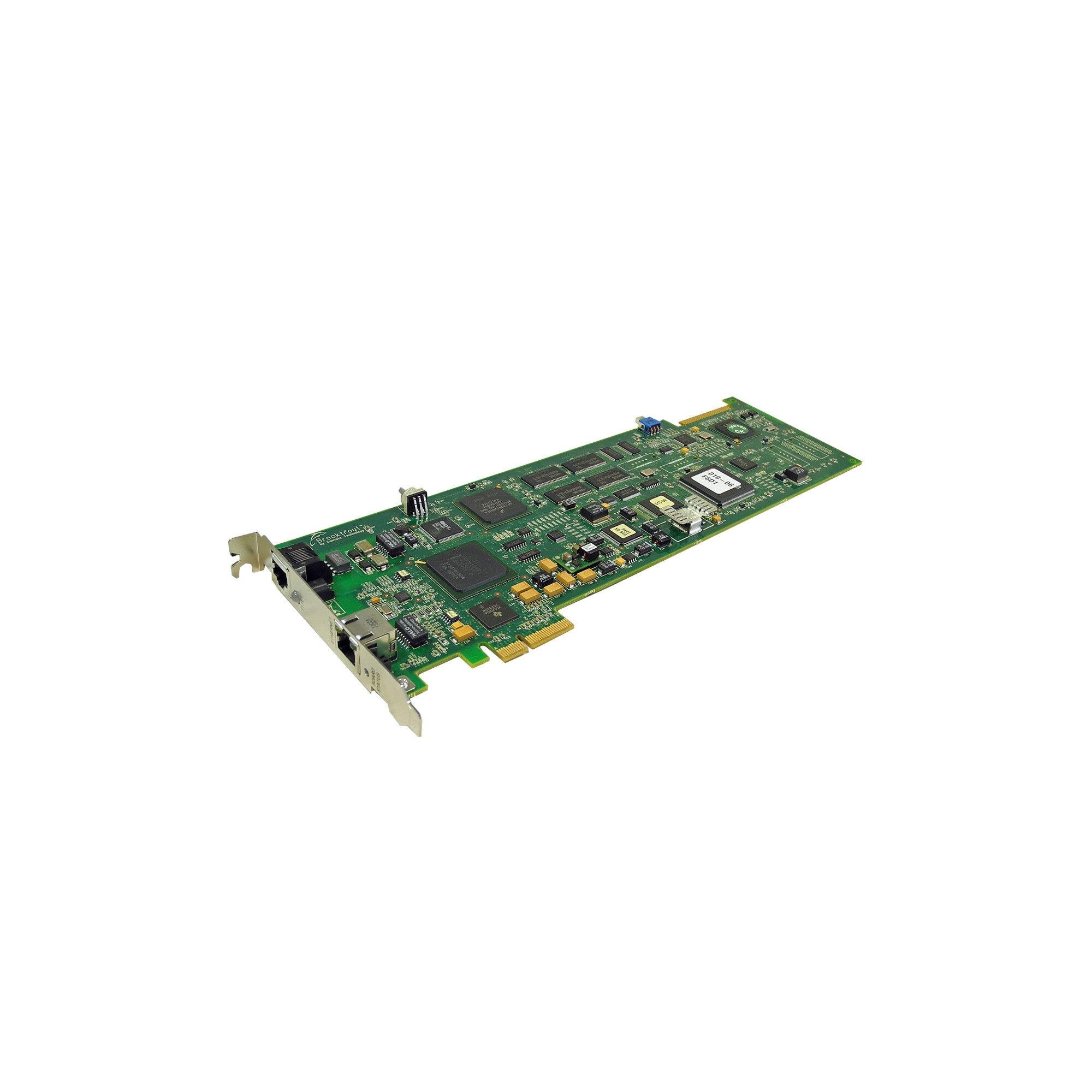 Brooktrout TR1034 +E8H-E1-1N-R PCIe x4 Combi Voice/Fax/Data Board P/N ...