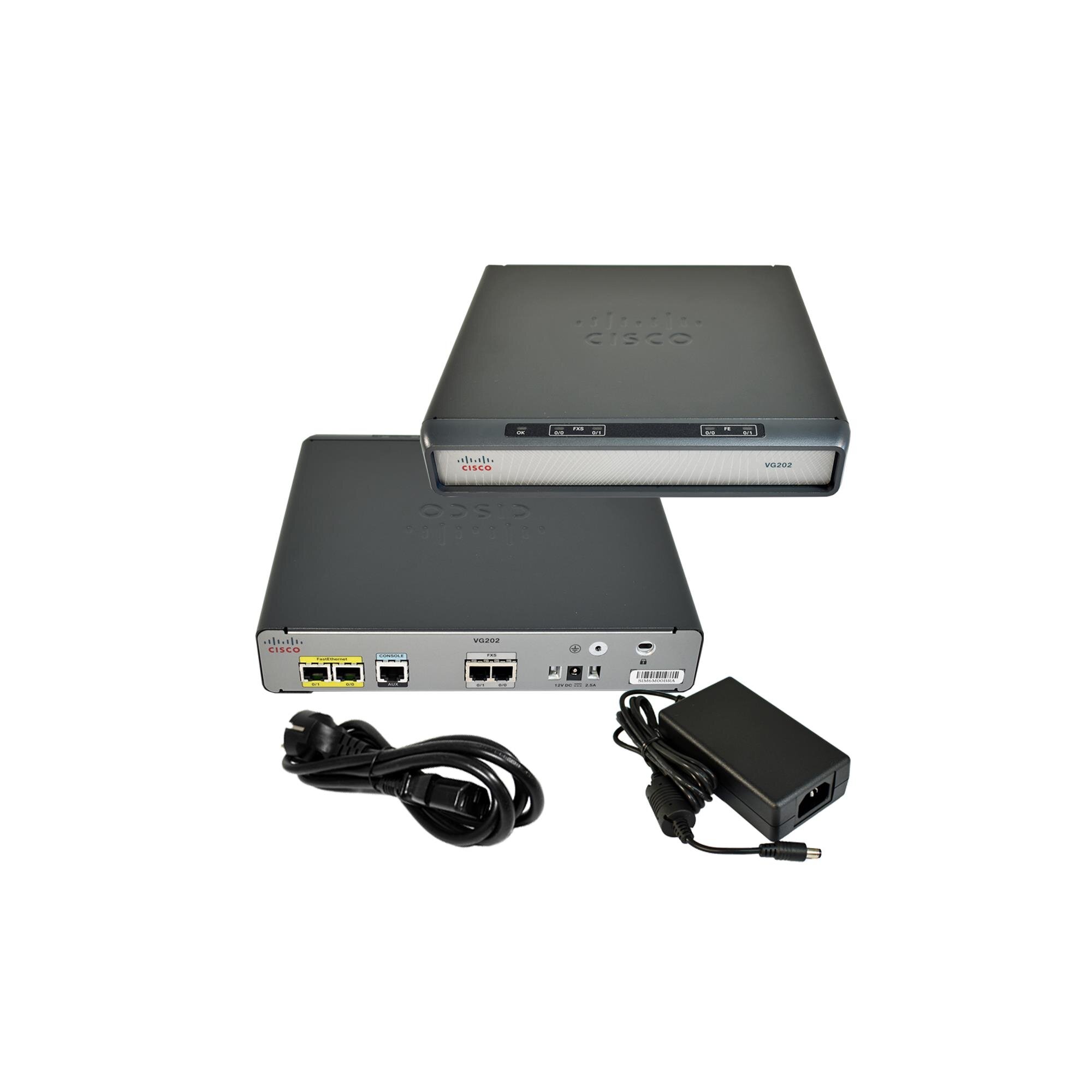 Cisco VG202 Analog Voice Gateway Modell: VG202 V01 MPN: 47-21736-01, 74 ...