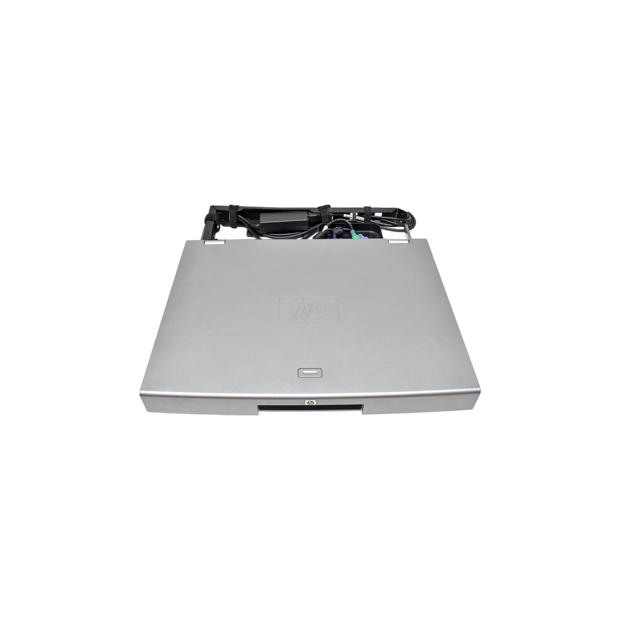 HP TFT7600RKM GR KVM Console Monitor 17" Keyboard DE QWERTZ 1U AG054A ...