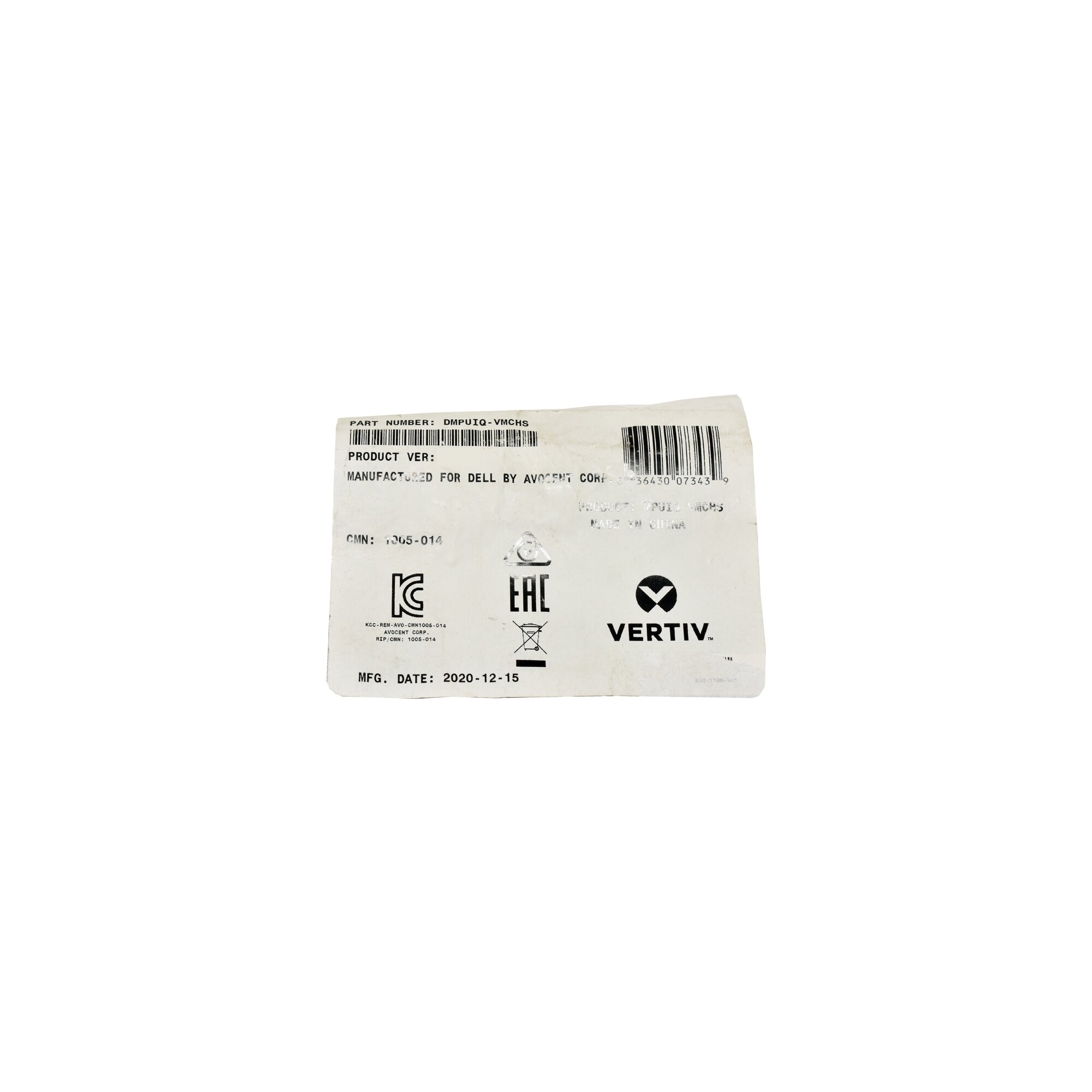 Vertiv DMPUIQ-VMCHS Server Interface Module for Avocent MergePoint ...