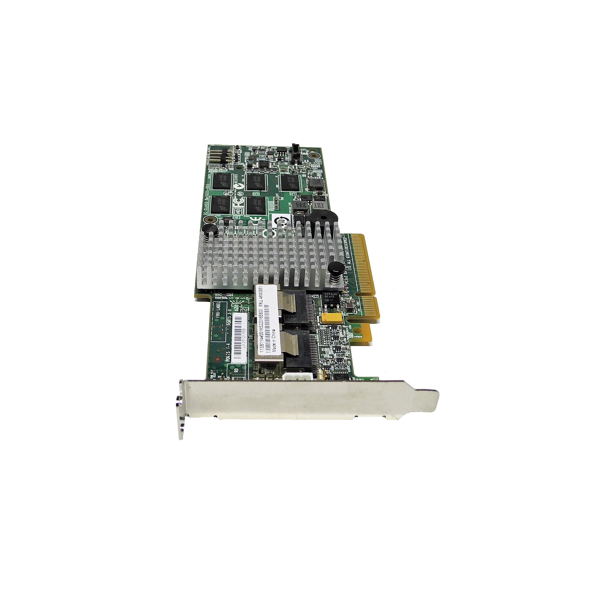 IBM ServeRAID M5015 6 Gb Dual-Port PCIe x8 RAID Controller 46M0851 ...