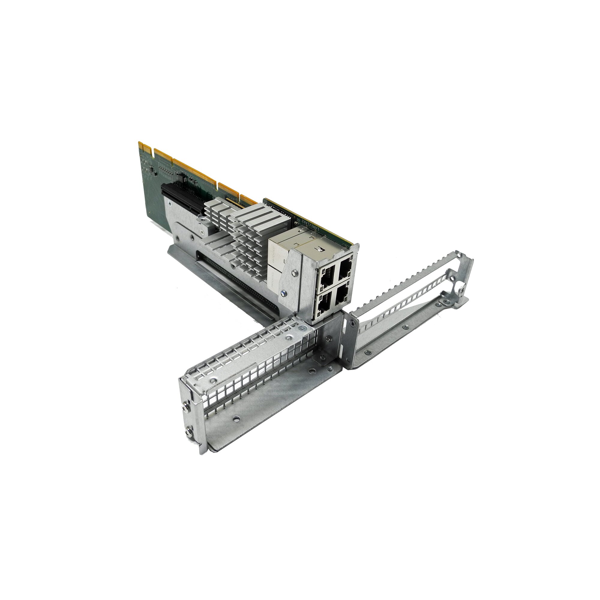 Supermicro AOC-2UR6-i4XT 2U Ultra Riser Module mit 4-Port 10GbE PCI-E ...