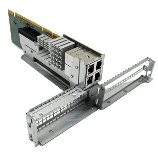 Supermicro AOC-2UR6-i4XT 2U Ultra Riser Module mit 4-Port 10GbE PCI-E ...