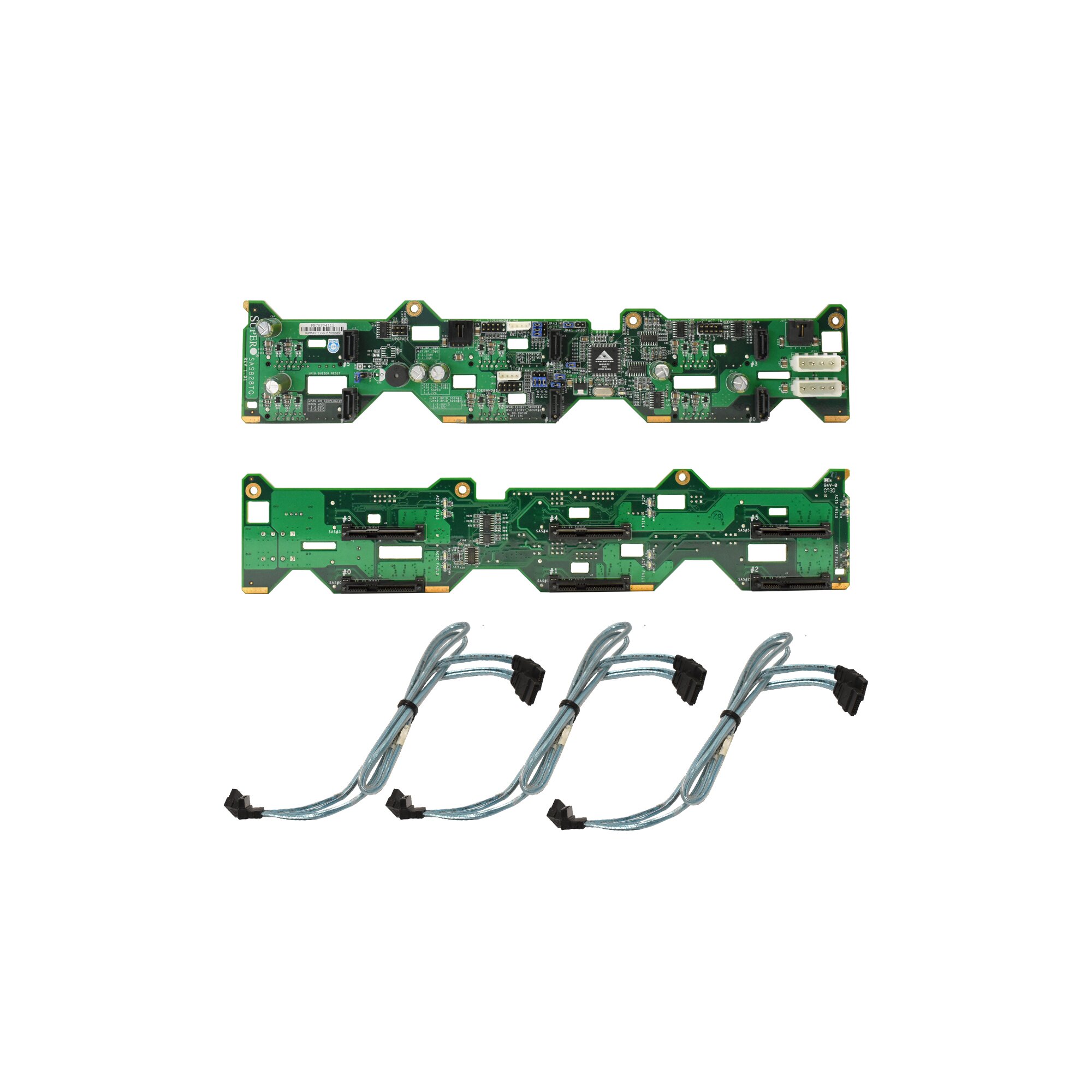 Supermicro Backplane SAS828TQ 2U 6x SAS / SATA 3,5 Zoll LFF + 6x SATA ...