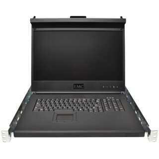 EMC 091-000-096 18,5 Zoll KVM Rack Console QWERTY US Keyboard 1U USB ...