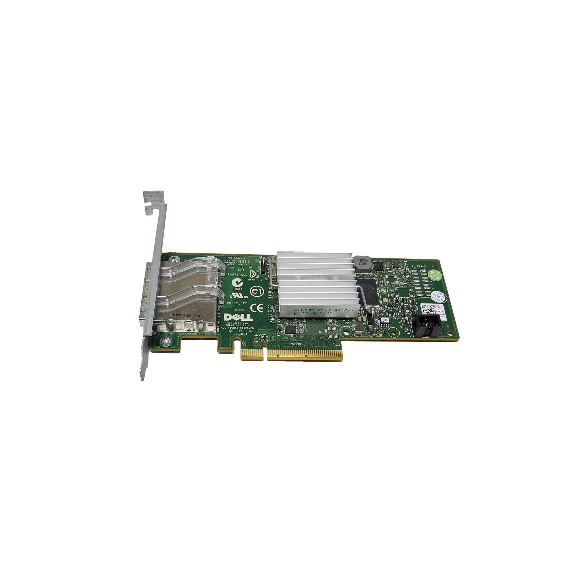 DELL UCS-70 Dual-Port 6 Gb/s PCIe x8 SAS/SATA Server Adapter DP/N ...