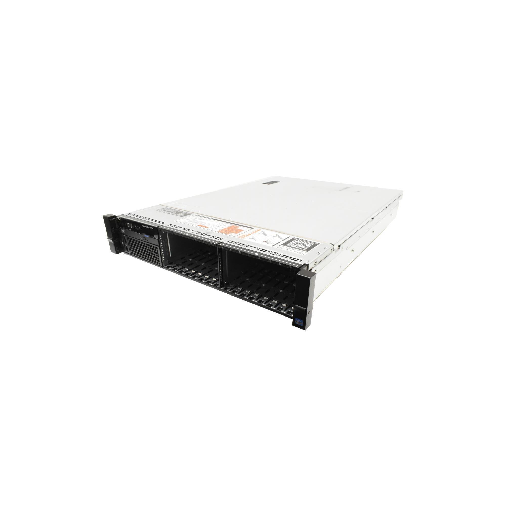 Dell PowerEdge R720 Rack Server 2U 2x E5-2680 V2 2,8GHZ CPU 32GB RAM ...