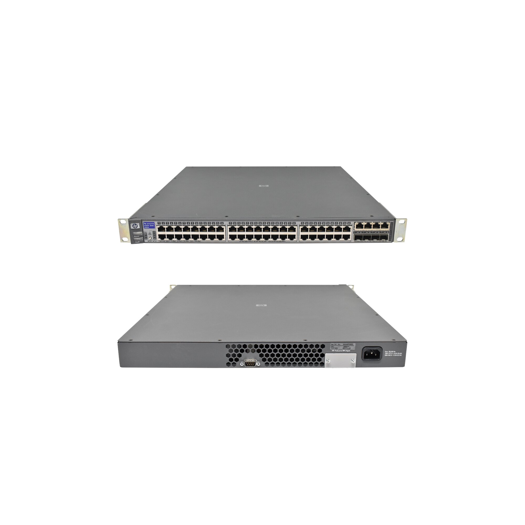 HP ProCurve 2848 J4904A 52-Port Ethernet Switch 4x SFP - Piospartslap