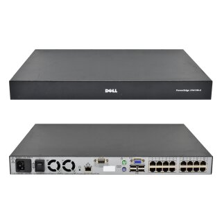 Dell PowerEdge 2161 DS-2 0W820G 16-Port Fast Ethernet KVM Switch ...