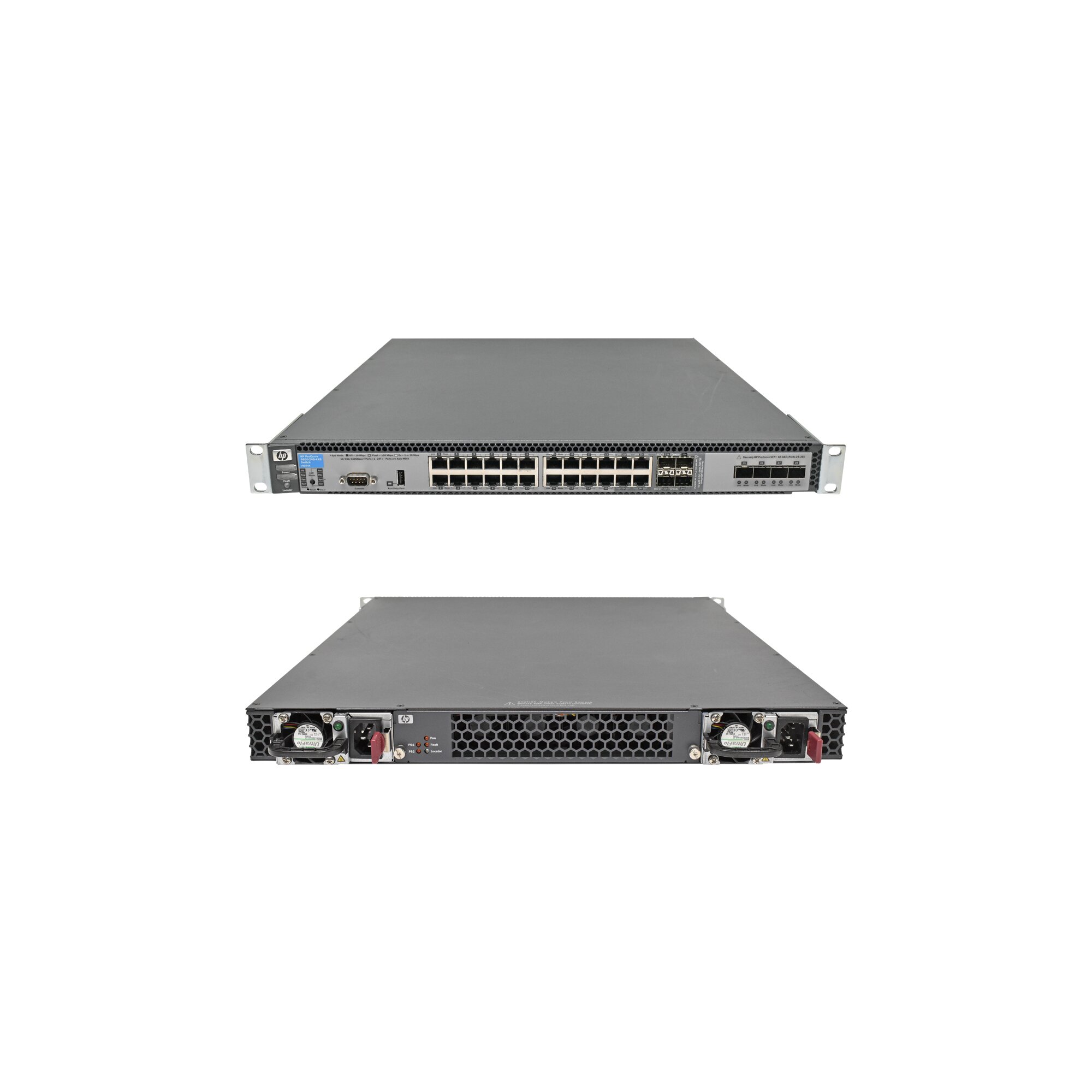 HP ProCurve 6600-24G-4XG J9264A 24-Port Gigabit Ethernet Switch 4 x SFP ...