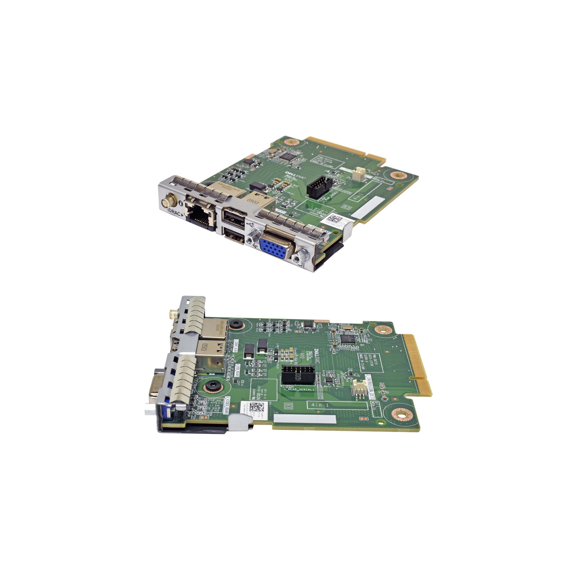 Dell EMC Rear I/O Card LoM 011F01N iDrac VGA USB 2.0 3.0 Port R6525 ...