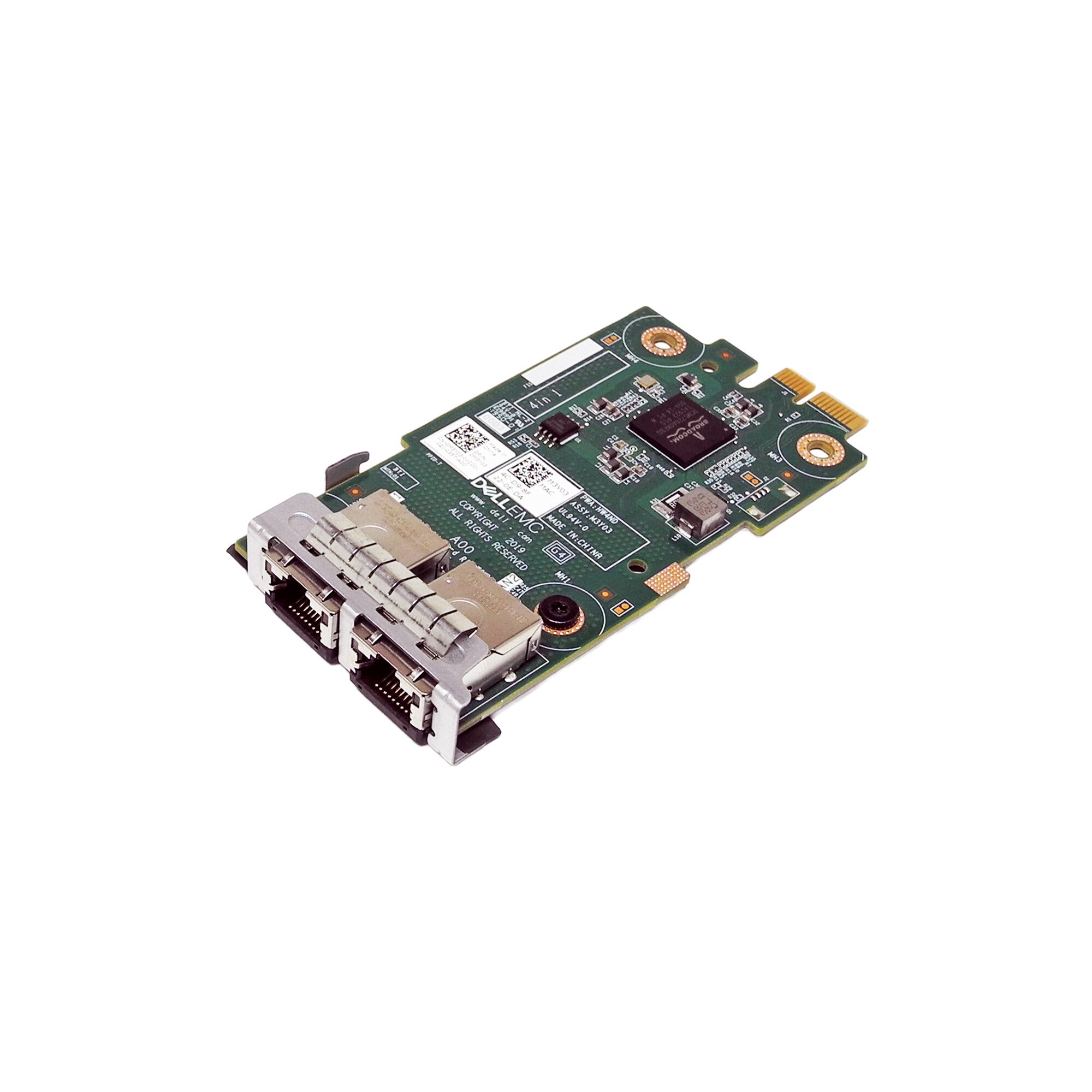 Dell EMC 1GbE LoM Card 2 Port RJ-45 Netzwerkkarte 0M3Y03 R6525 R7525 NEW