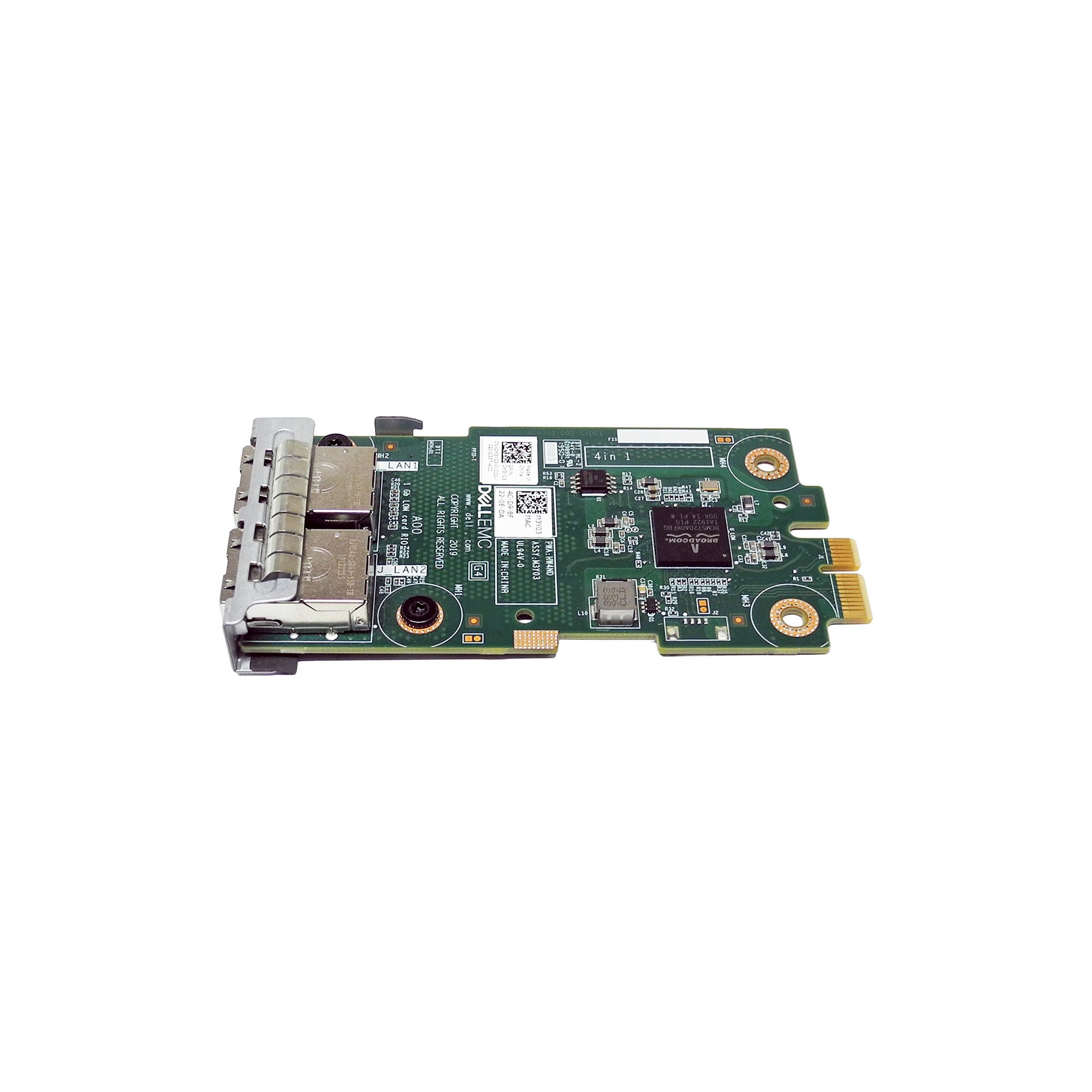 Dell EMC 1GbE LoM Card 2 Port RJ-45 Netzwerkkarte 0M3Y03 R6525 R7525 NEW