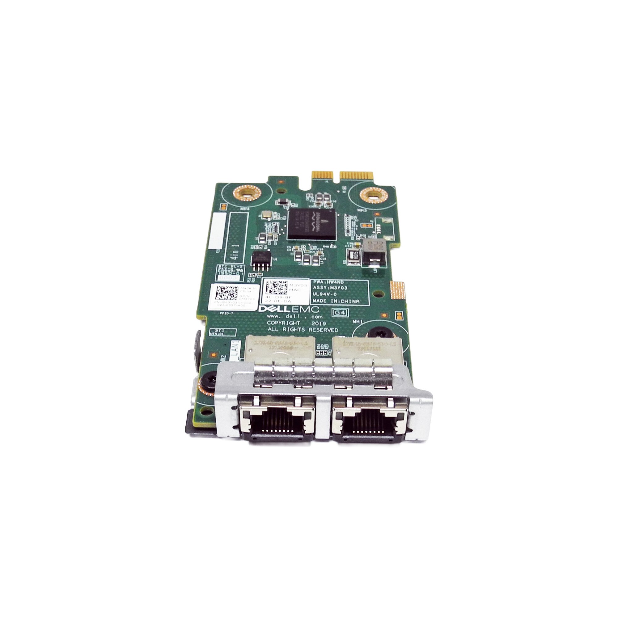 Dell EMC 1GbE LoM Card 2 Port RJ-45 Netzwerkkarte 0M3Y03 R6525 R7525 NEW