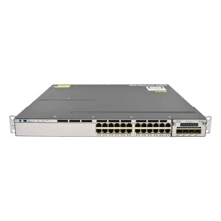 Cisco Catalyst WS-C3750X-24T-S 24-Port Gigabit Stackable Ethernet ...