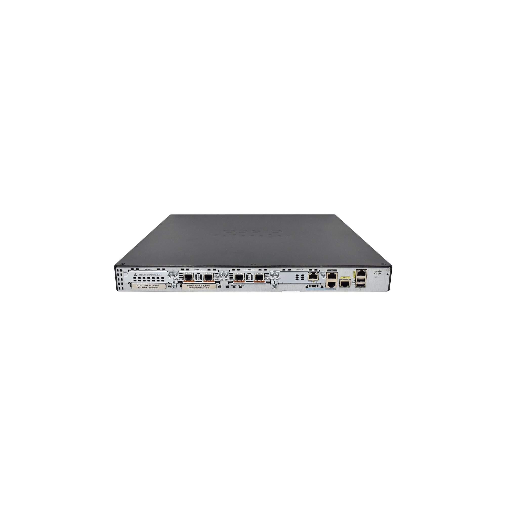 Cisco 2901 CISCO2901/K9 Integrated Services Router + VWIC3-1MFT-T1/E1 ...