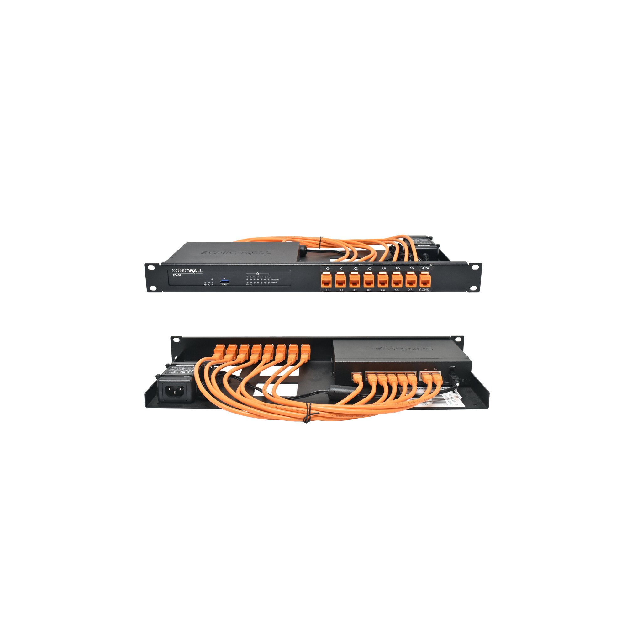 DELL Sonicwall TZ400 APL28-0B4 Firewall Security Appliance + PSU ...