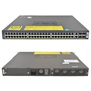 Cisco WS-C4948-S 800-24772-03 B0 48-Port Gigabit Ethernet Switch 4 x ...