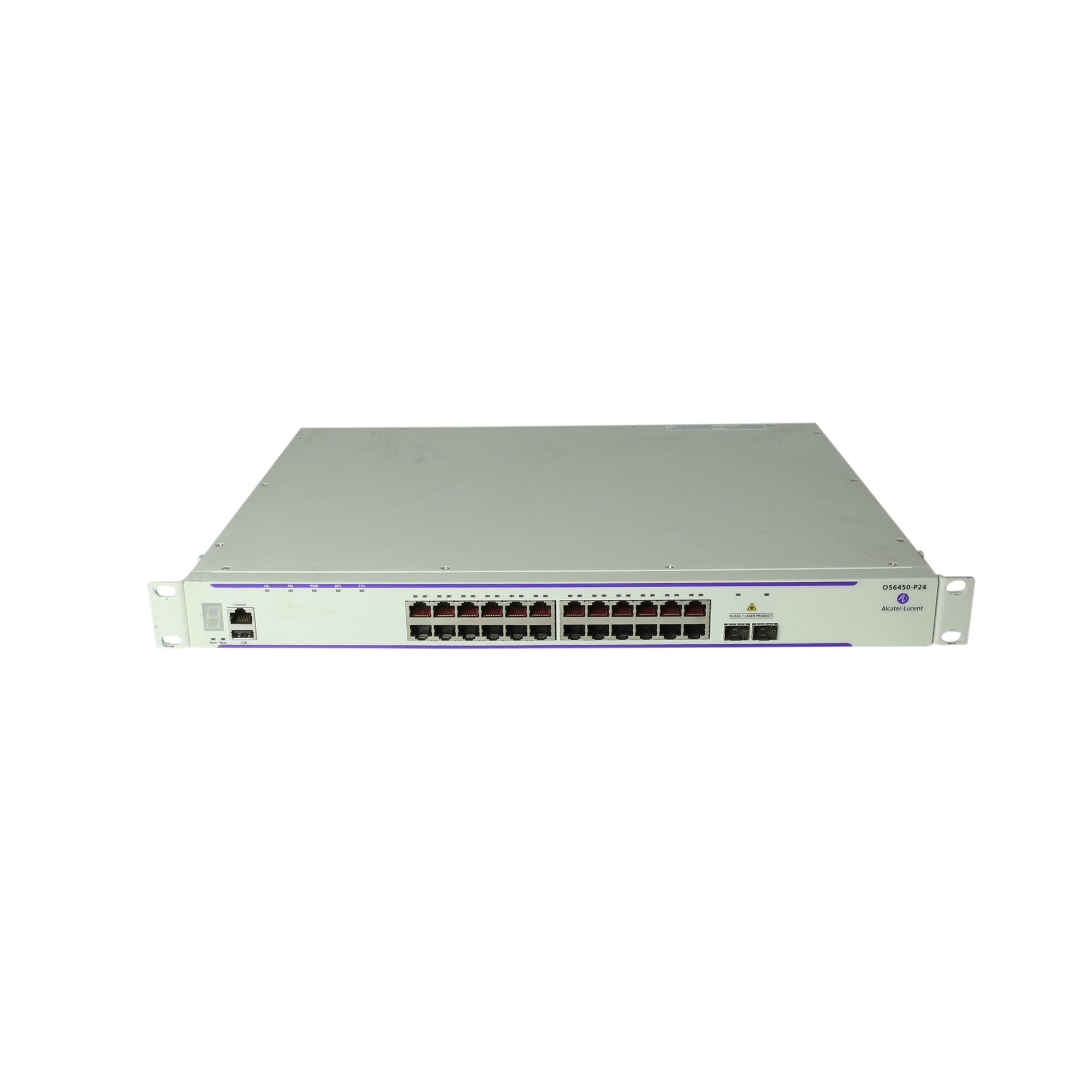 Alcatel-Lucent OS6450-P24 24-Port PoE Gigabit Ethernet Switch 2 x SFP+ ...