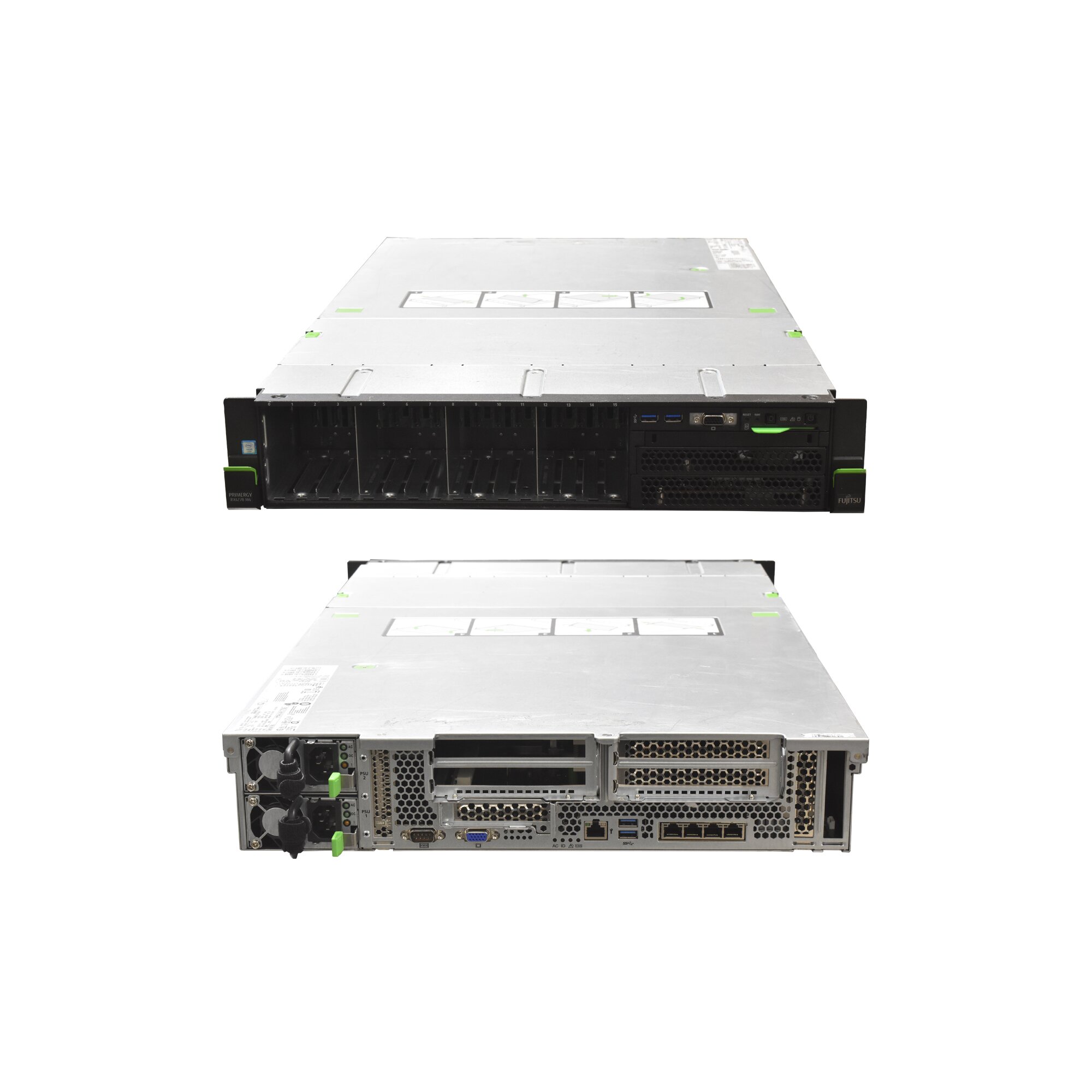 Fujitsu RX4770 M4 Server 4x Gold 6126 12C 2,60GHz 256GB RAM EP540i 16x ...