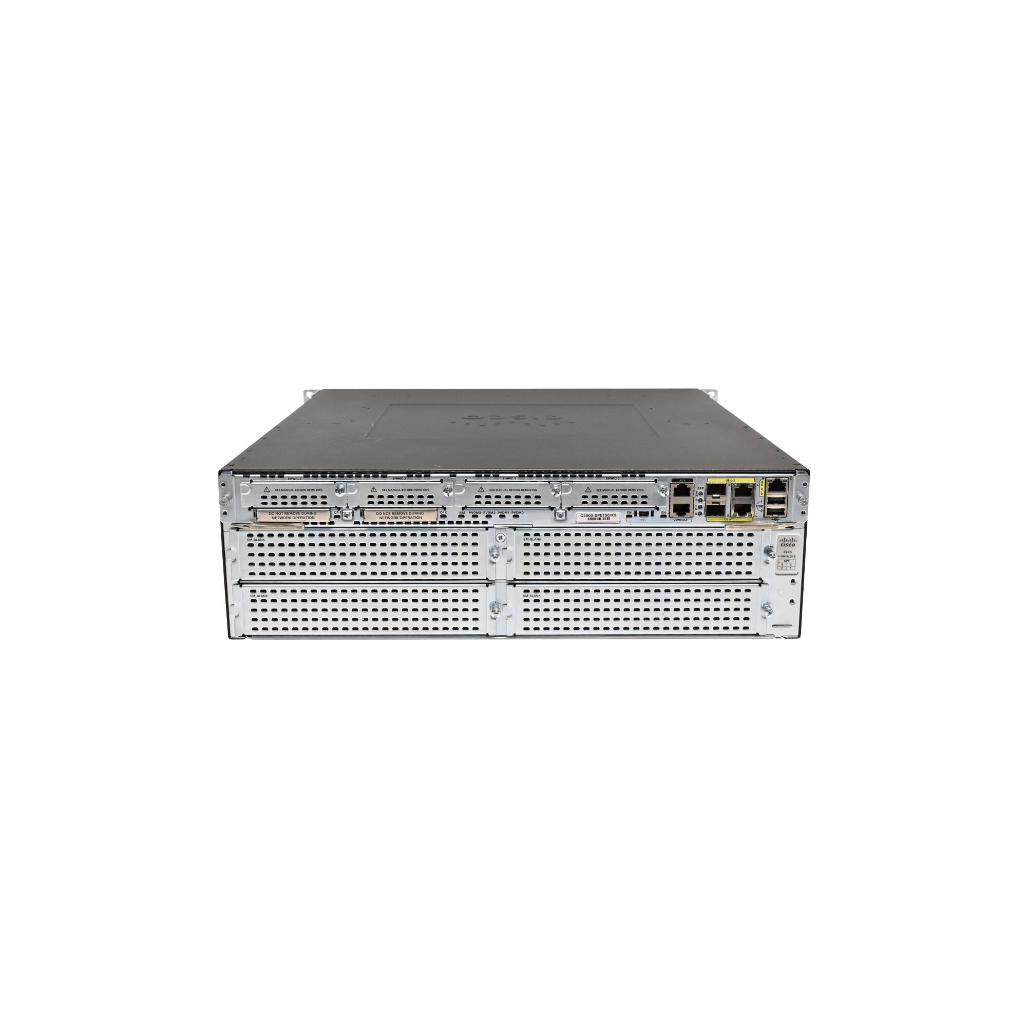 Cisco 3945 Router CISCO3945-CHASSIS C3900-SPE150/K9 - Piospartslap