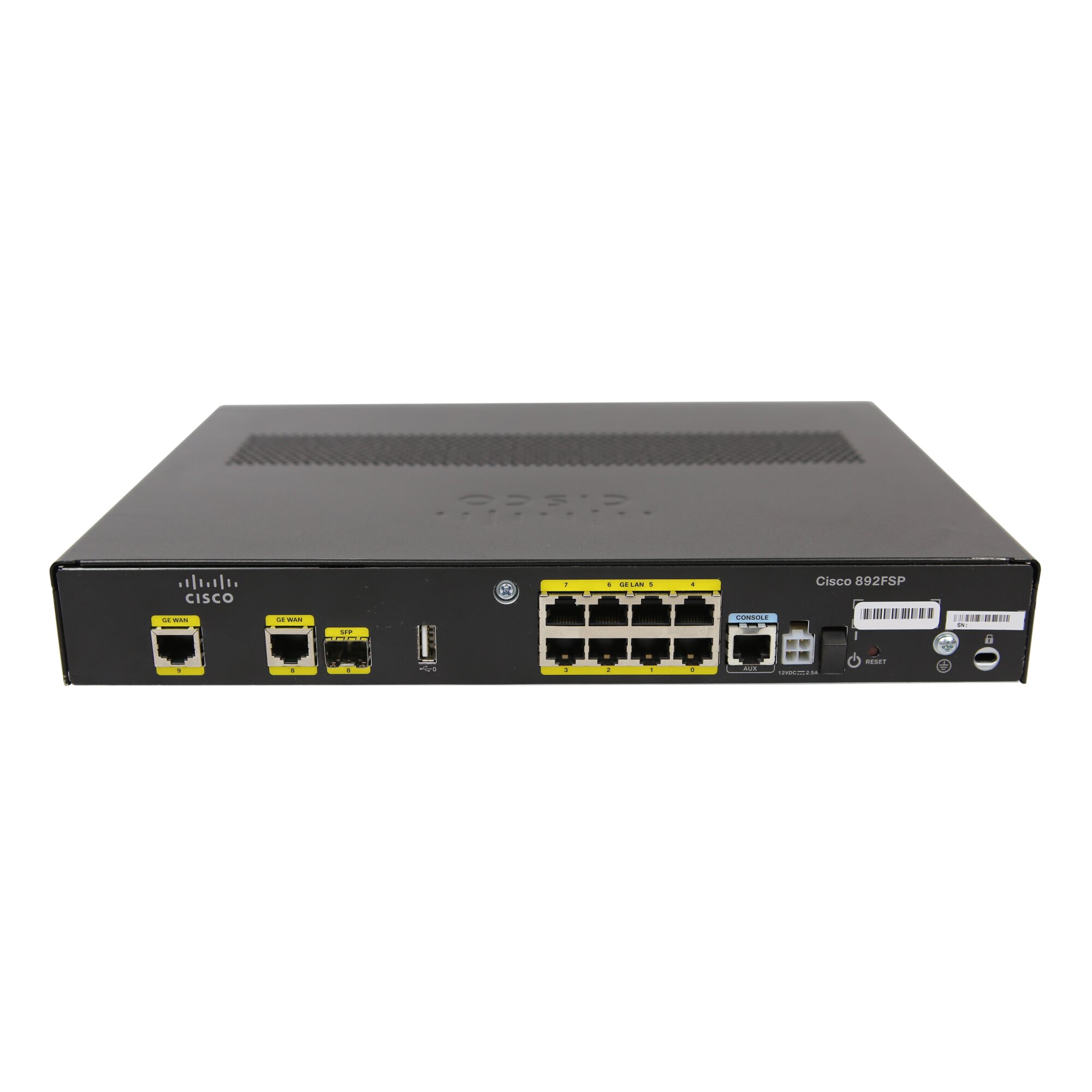 Cisco C892FSP-K9 8-Port Gigabit Integrated Services Router + mini GBIC ...