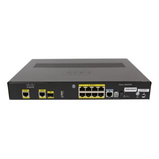 Cisco C892FSP-K9 8-Port Gigabit Integrated Services Router + mini GBIC ...