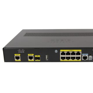 Cisco C892FSP-K9 8-Port Gigabit Integrated Services Router + mini GBIC ...