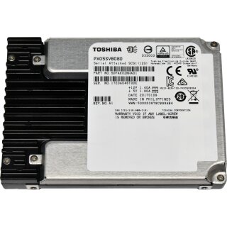 Toshiba PX05SVB080 800GB SAS 12Gb/s 2.5“ Solid State Drive (SSD)