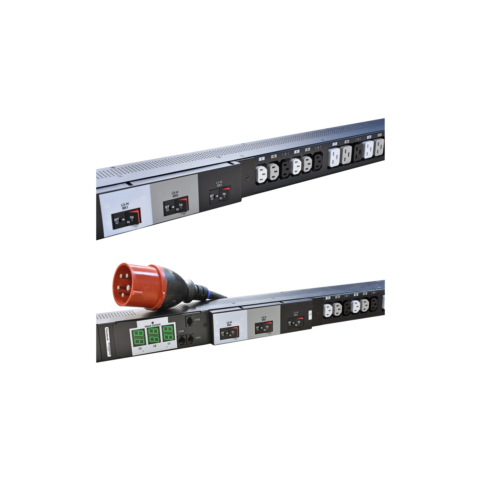 Server Technology Pro2 HDOT 3 Phasen PDU SEV-FB4005K C2X36CE-4PAE2L66 ...