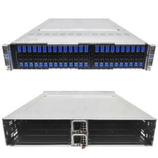 NetApp HCI Supermicro 4 Node Server NAF-1701 no Node 2x PSU 2200W CSE ...
