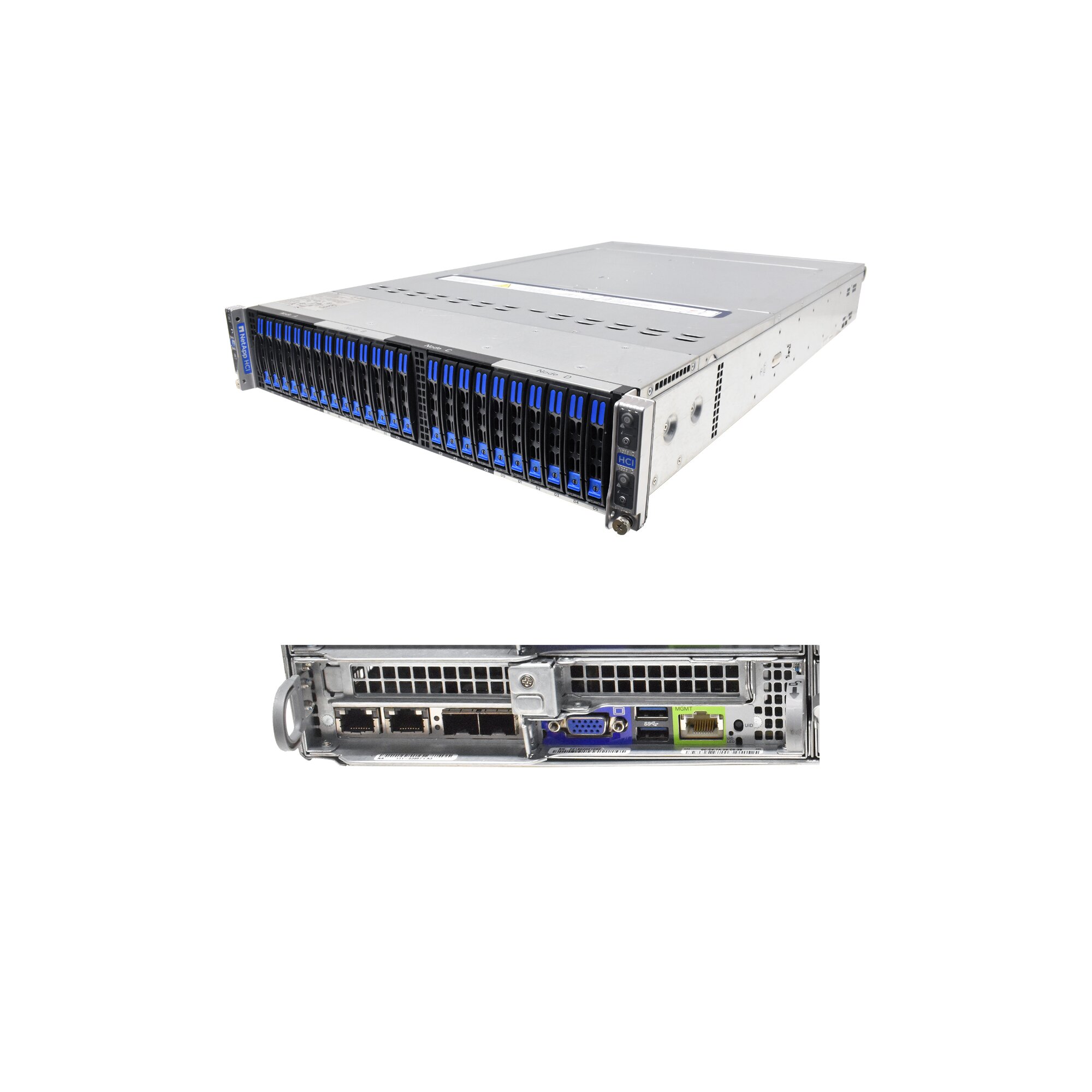 NetApp HCI Supermicro 4 Node Server NAF-1701 4x Node X10DRT-B+NA011 ...