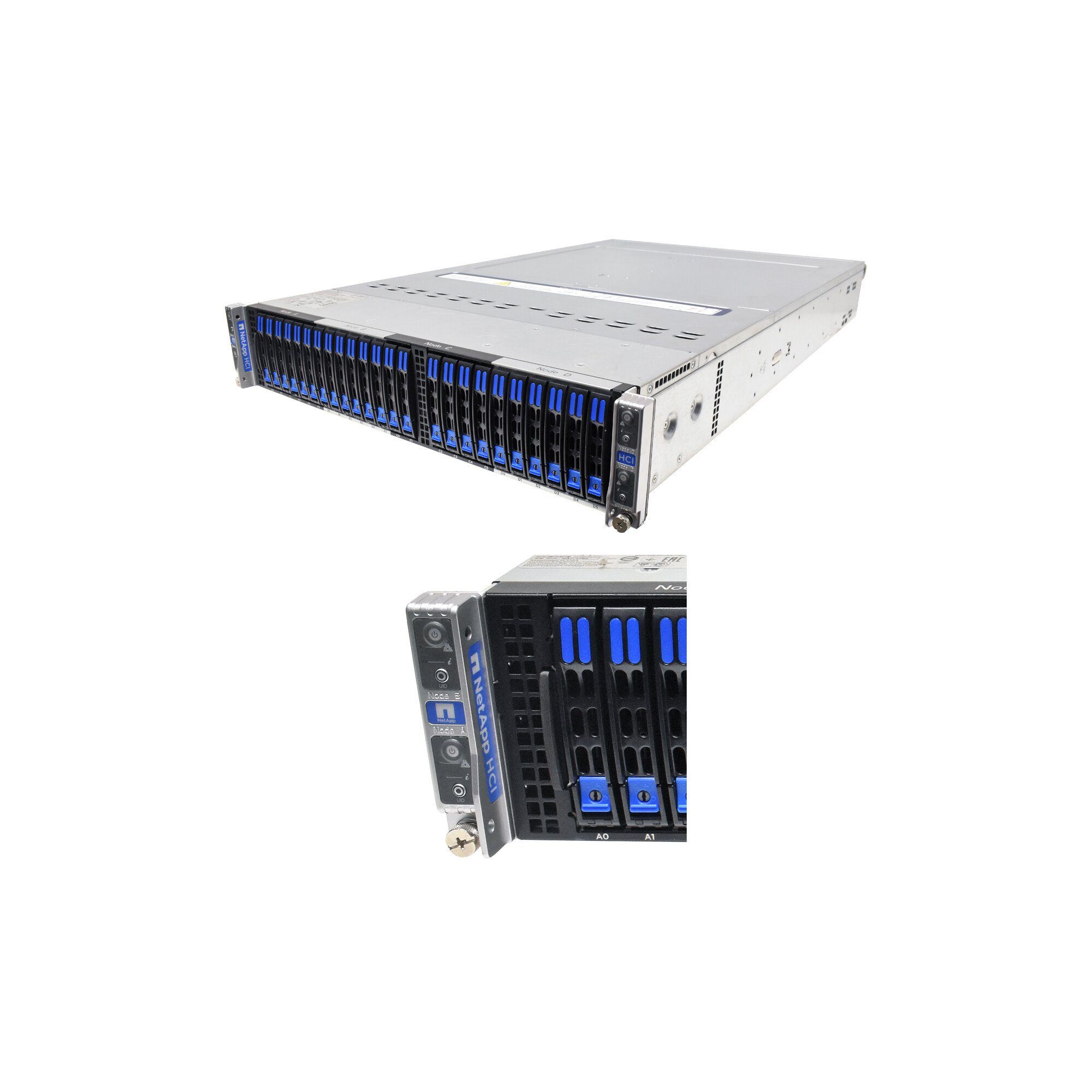 NetApp HCI Supermicro 4 Node Server NAF-1701 4x Node X10DRT-B+NA011 ...