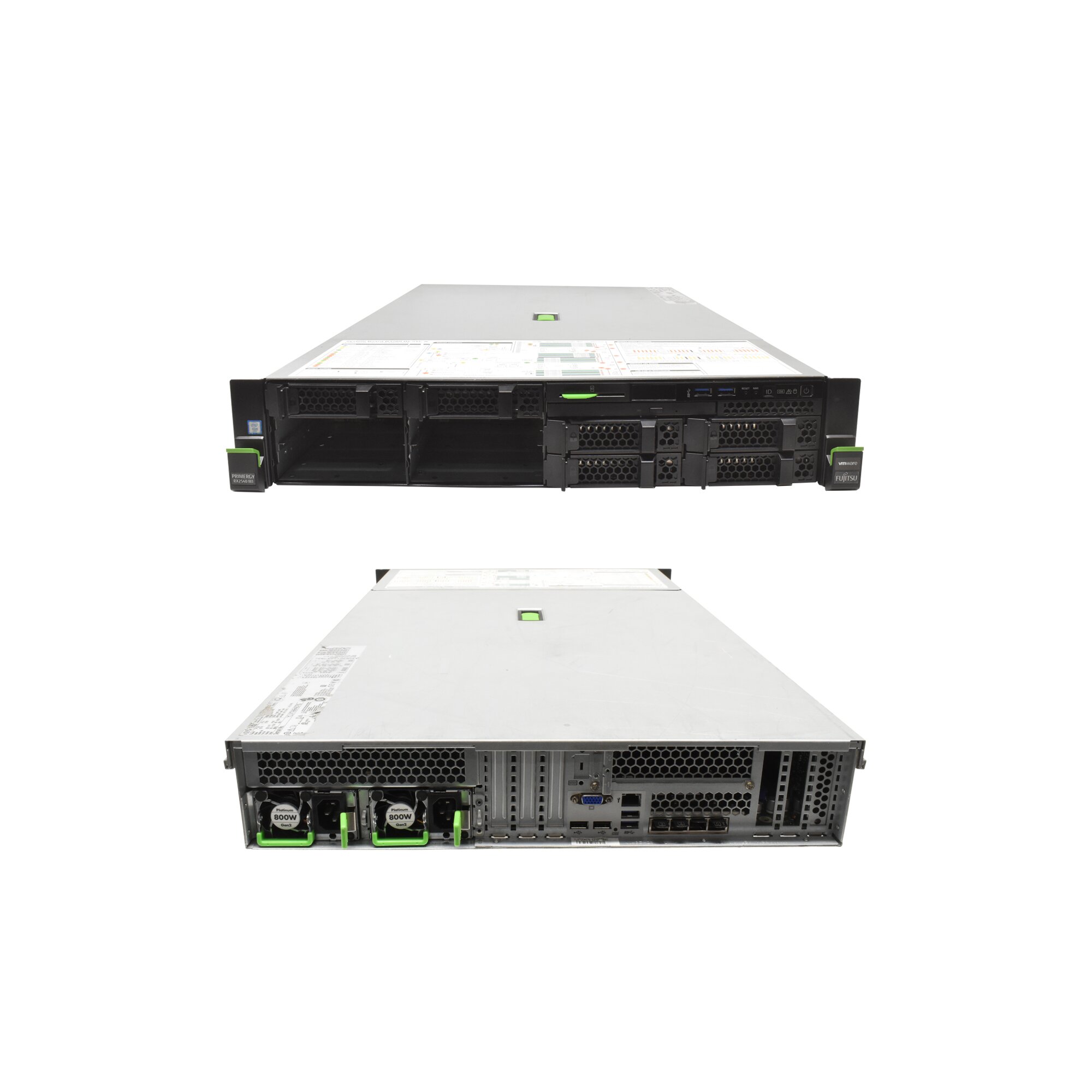 Fujitsu Primergy RX2540 M1 Server 2x E5-2620 v3 6C 2.40GHz 32 GB PC4 4x ...