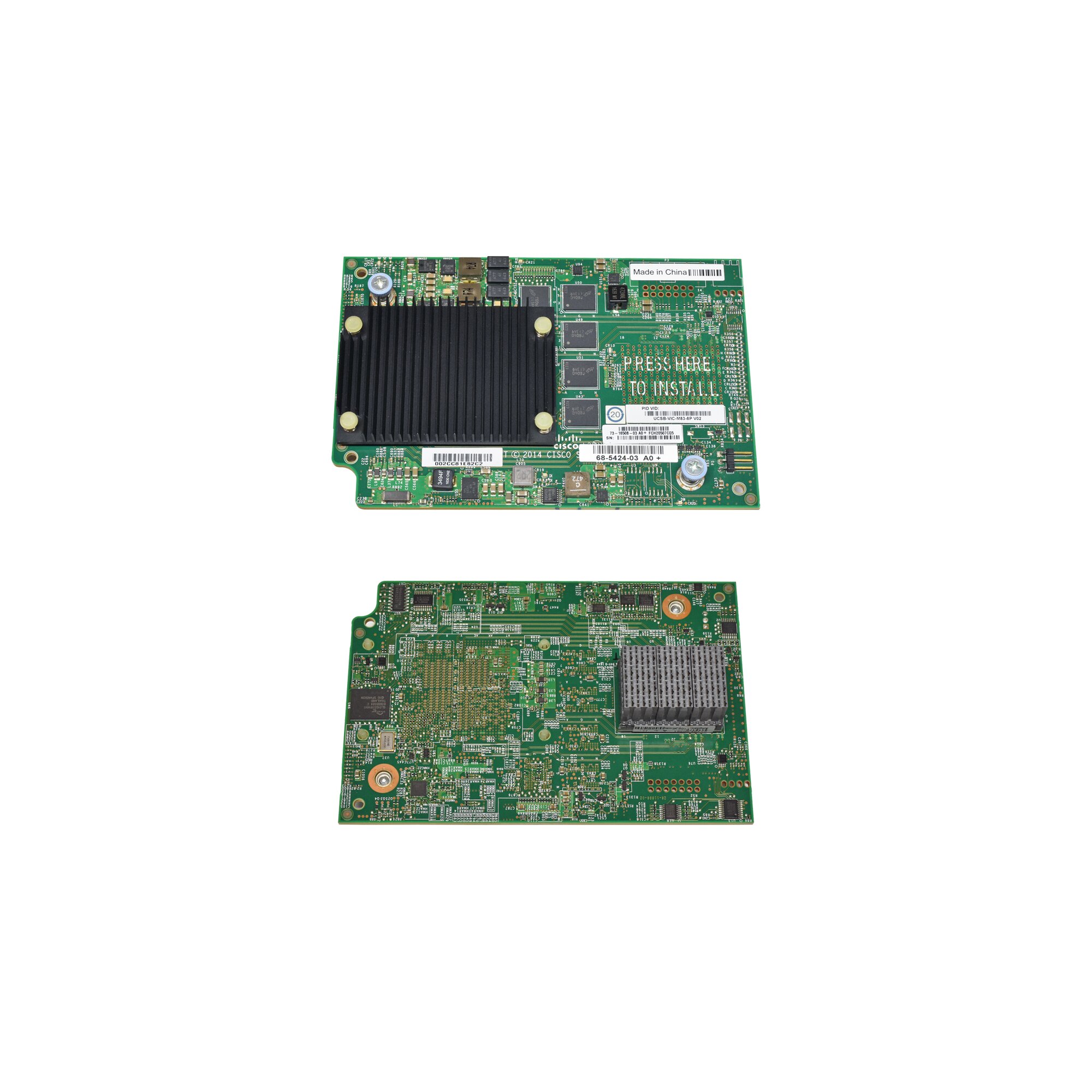 Cisco UCS VIC1380 UCSB-VIC-M83-8P Dual-Port 40Gb FCoE Mezzanine Card 68 ...