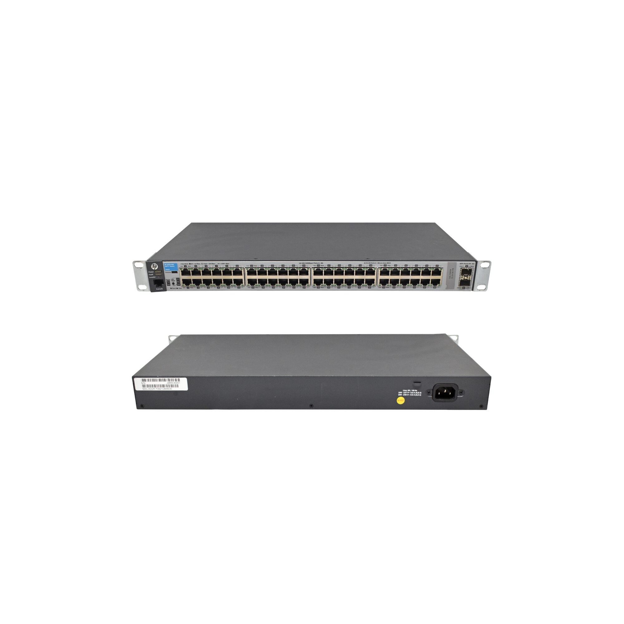 HP 2530-48G J9855A 48-Port Gigabit Ethernet Switch 2 x 10G SFP+ ...