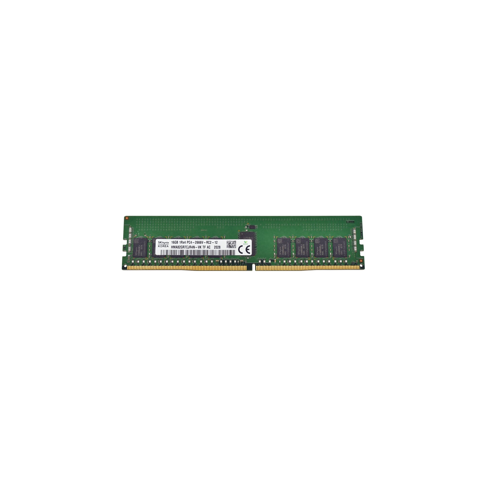 SKhynix 16GB 1Rx4 PC4-2666V DDR4 RAM HMA82GR7CJR4N-VK - Piospartslap