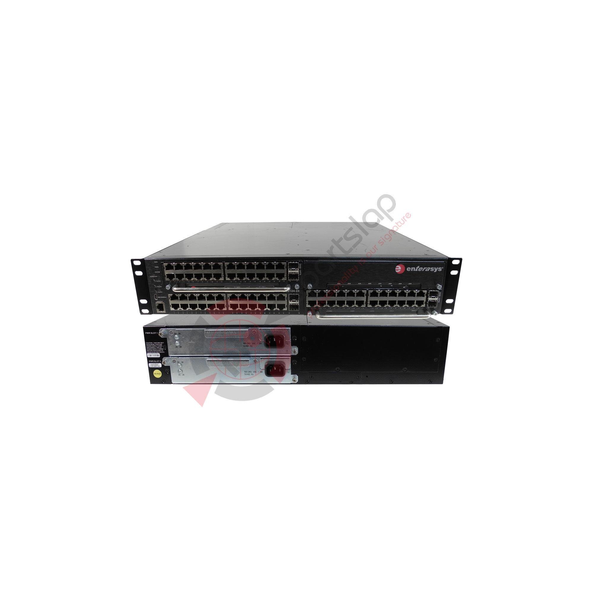 Enterasys G3G124-24 + 2x G3G-24TX G3 Series Industrie Gigabit Switch ...