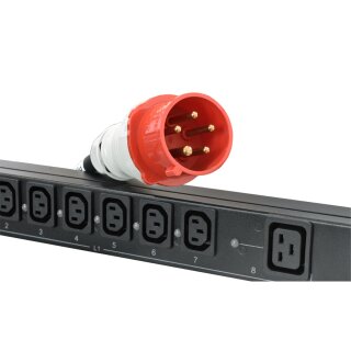 APC AP8981 Rack PDU 2G Switched 3-Phasen Null HE 11 kW 16A 230V 21x C13 3x C19 - Piospartslap