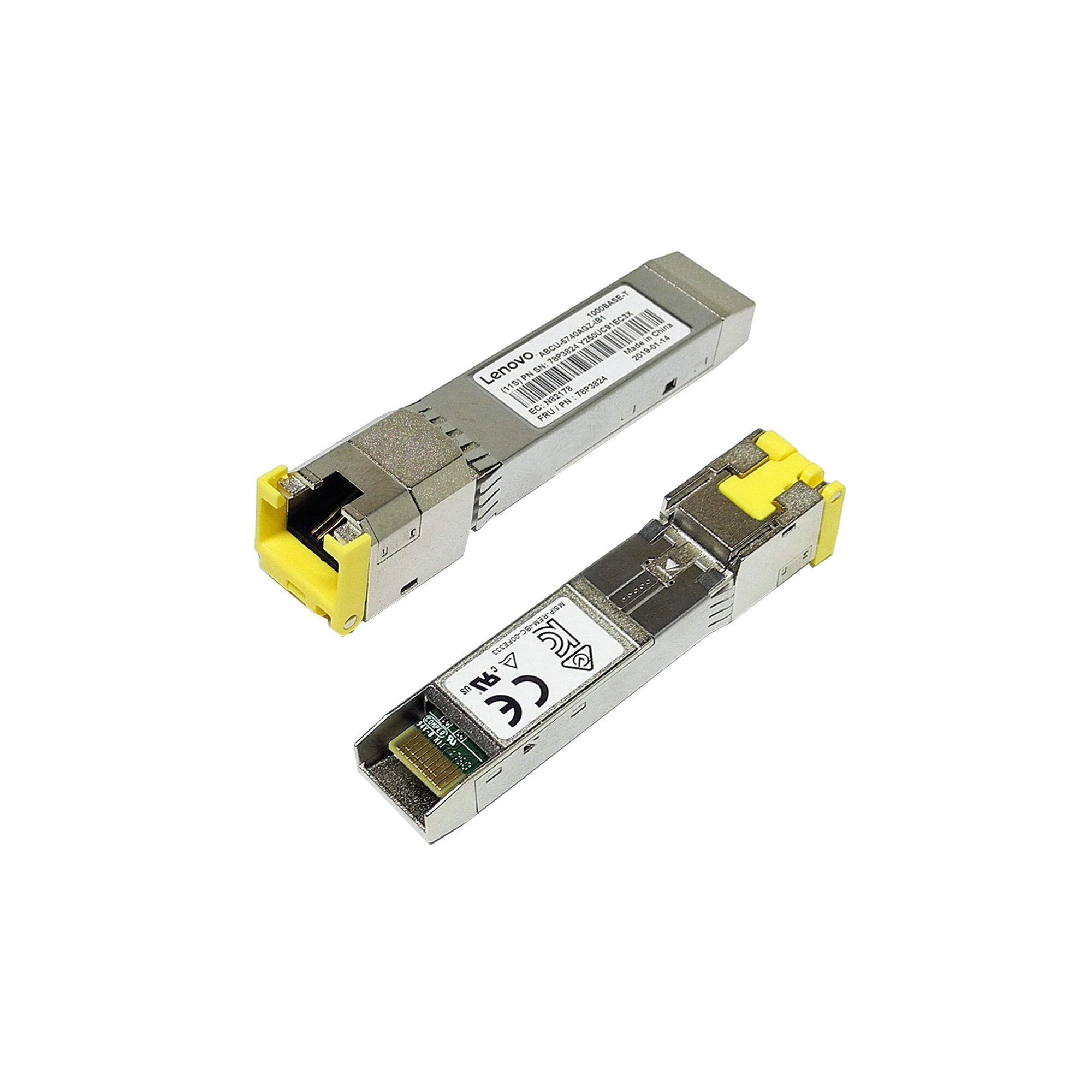 Lenovo Avago ABCU-5740AGZ-IB1 1000Base-T RJ-45 SFP Transceiver 78P3824