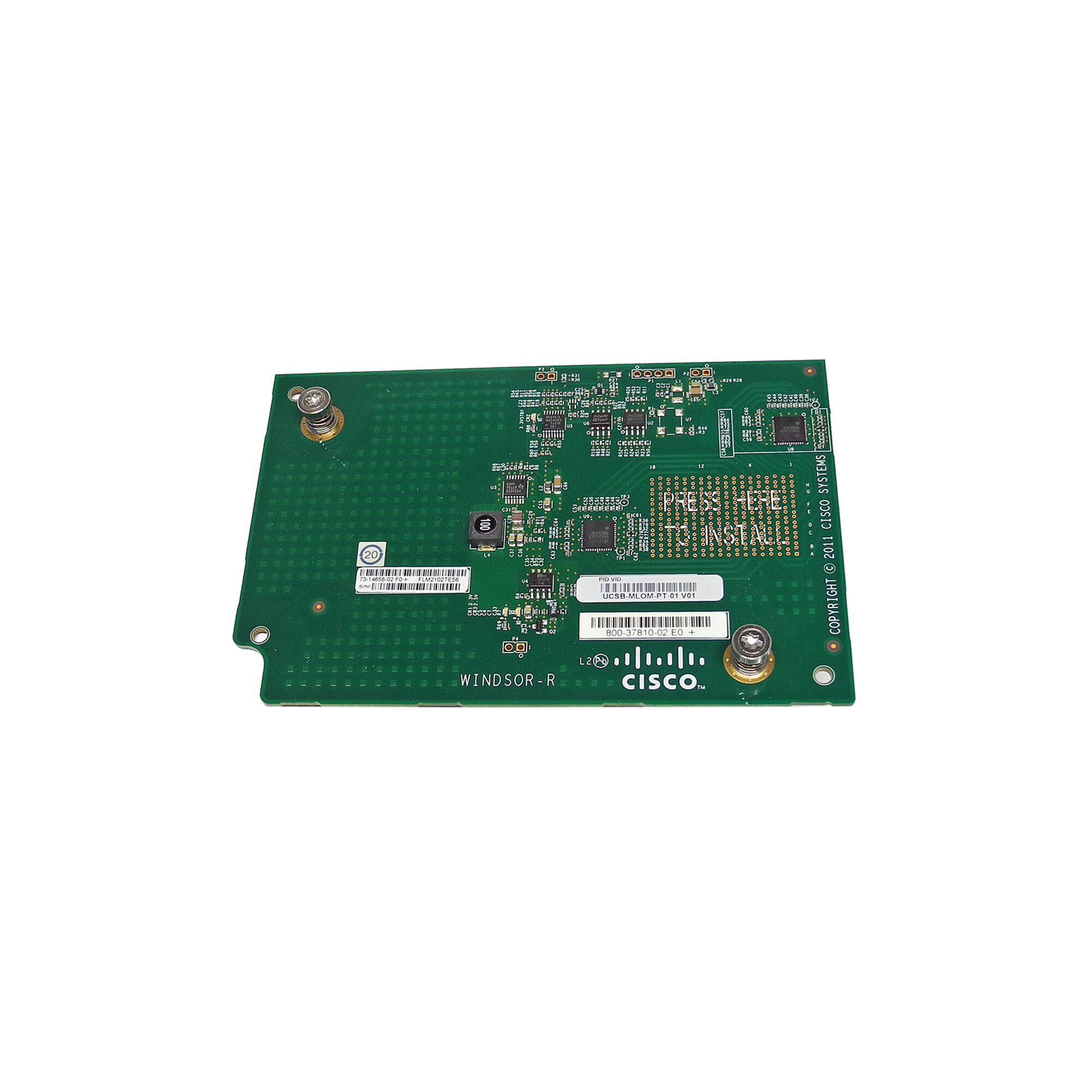 Cisco UCS Port Expander Card UCSB-MLOM-PT-01 4-Port 10GbE Mezzanine ...