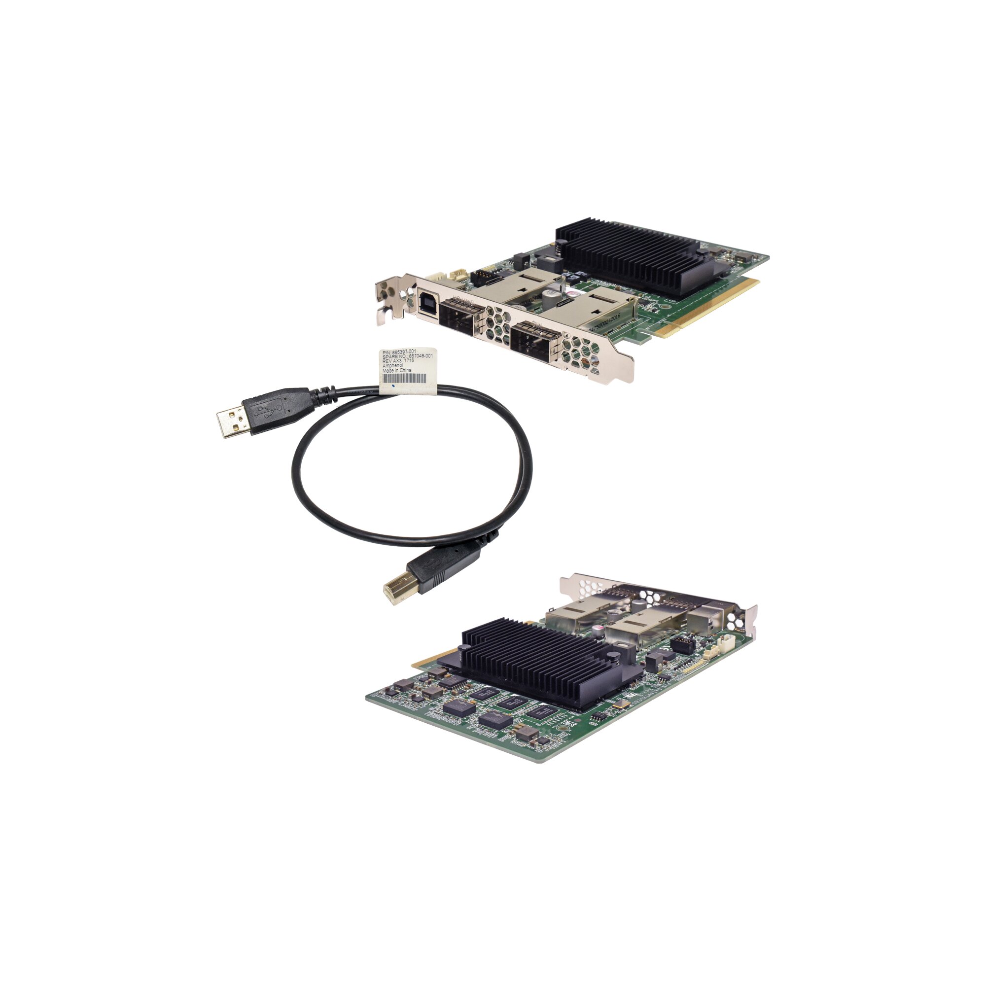 Microsoft HP Azure X930613-001 861309-001 FPGA Dual-Port 40GbE PCIe x16 ...