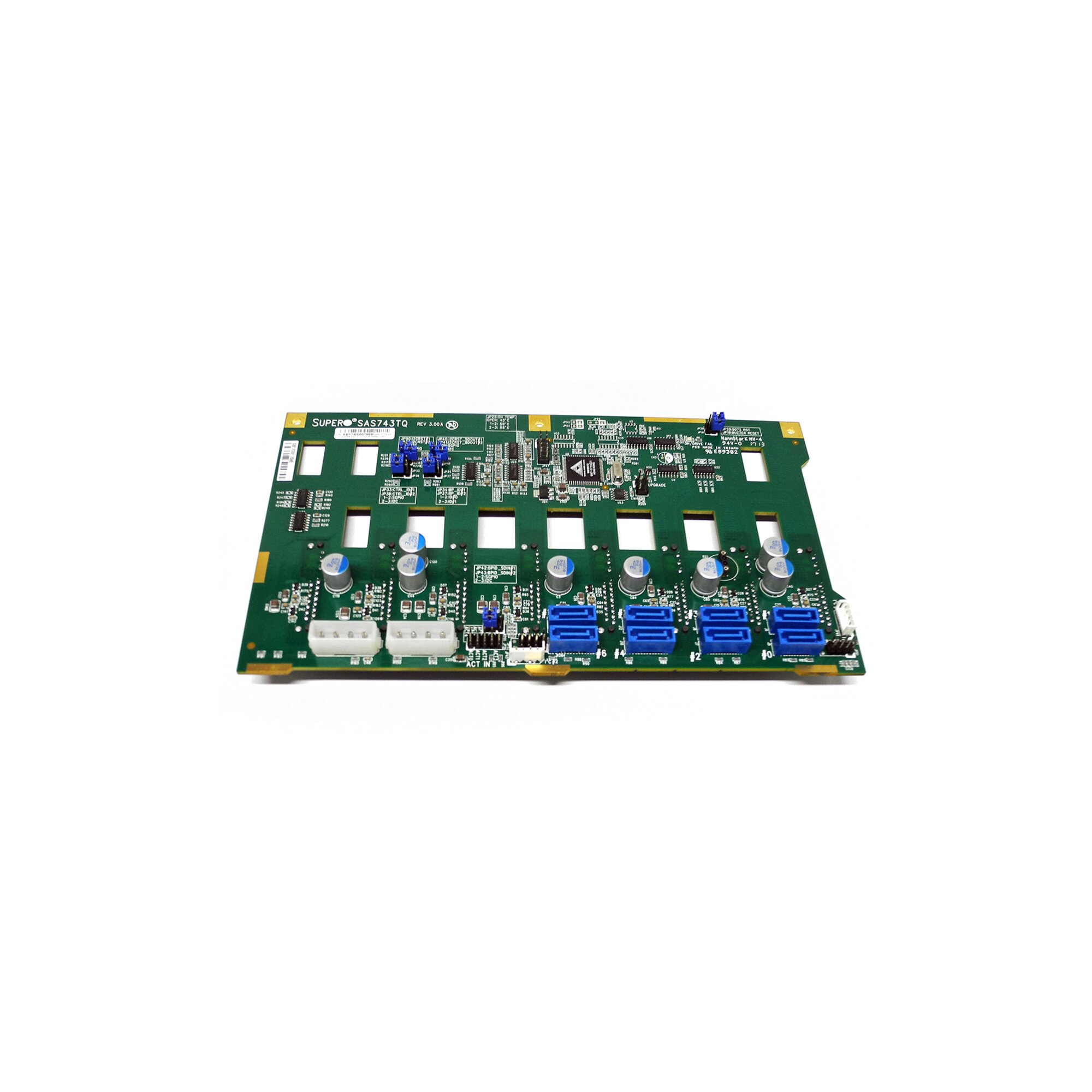 Supermicro SAS743TQ 8 x3.5“ SAS/SATA Backplane for SC743 SC745 Chassis ...