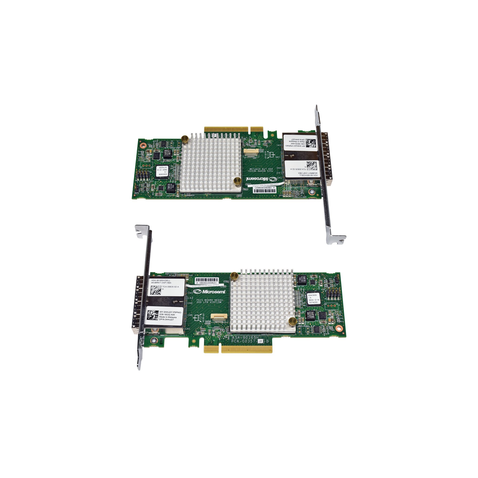 Dell Microsemi 4-Port 12G MiniSAS HD PCIe x8 Host Bus Adapter ASA ...